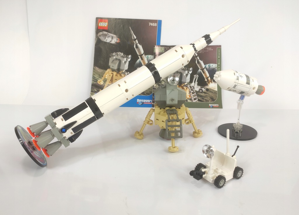 LEGO Discovery 7468 Saturn V Moon Mission 2003 rok - 11077852558 ...