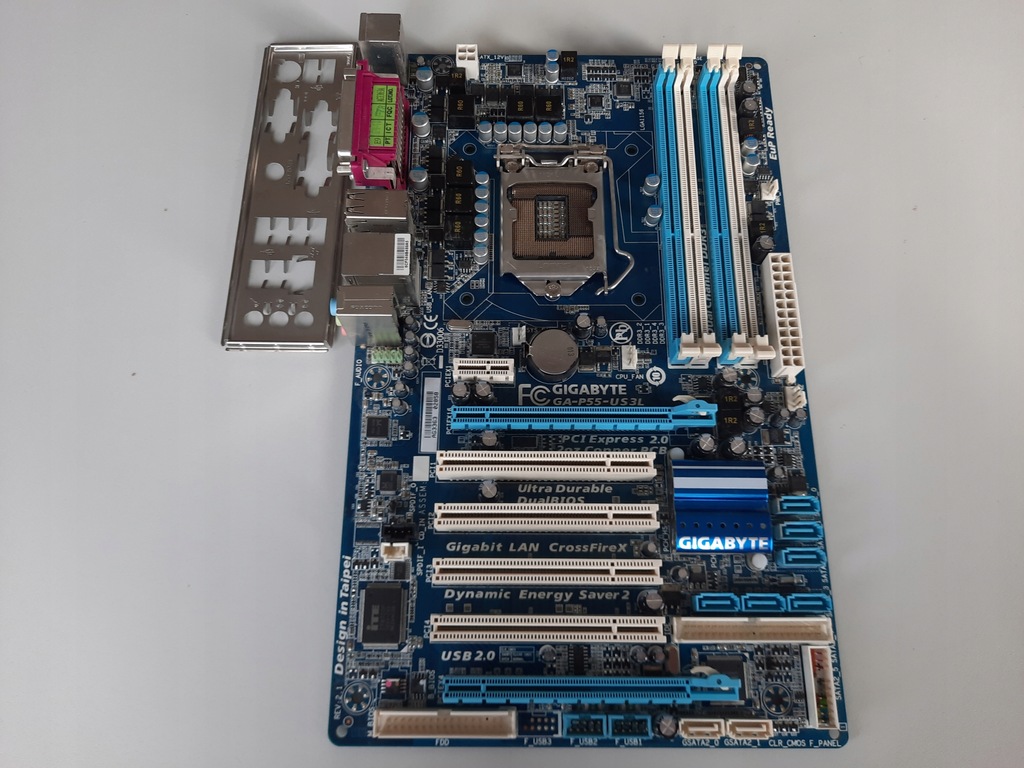 Płyta główna GIGABYTE GA-P55-US3L ATX 4x DDR3 1156 - 12398349660 ...