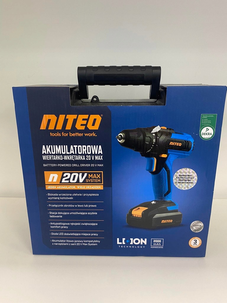 Wkrętarka akumulatorowe Niteo (3823/22) - 12629937570 - oficjalne archiwum Allegro