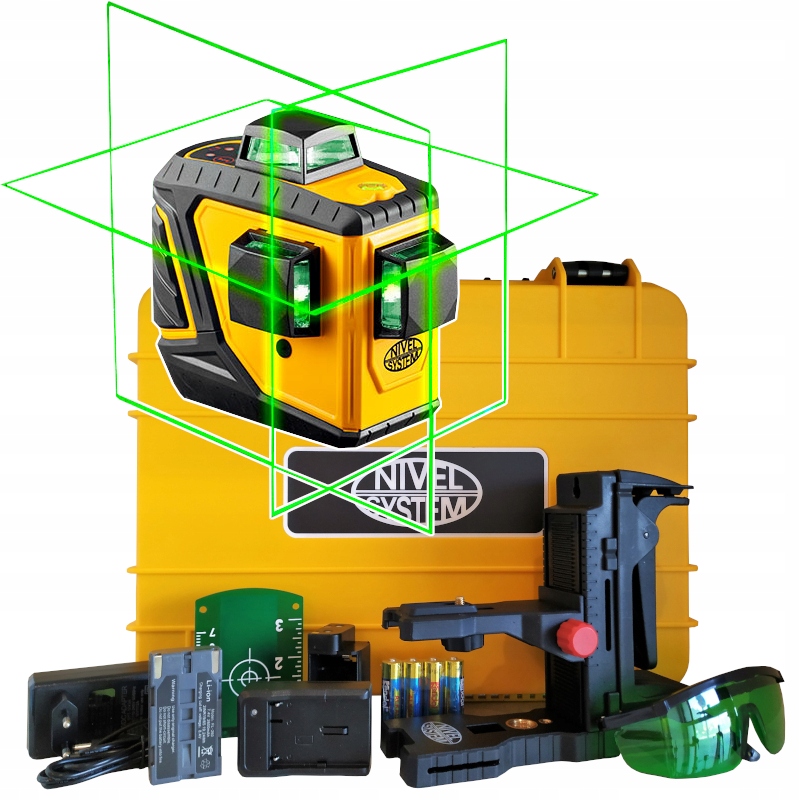 ZIELONY Laser płaszczyznowy 360 NivelSystem CL3D-G - 7782848123 ...