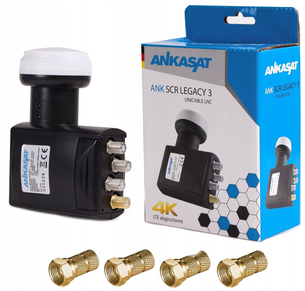 Konwerter LNB Unicable 4K Polsat Canal+ Multiroom - 10522211293 - oficjalne archiwum Allegro