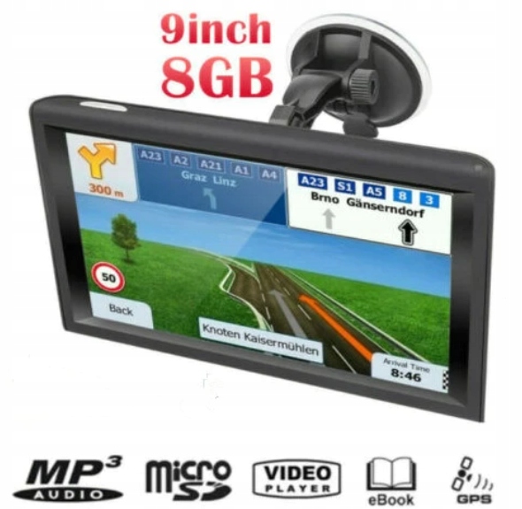 Nawigacja GPS 9, mapy Europy osobowe,ciężarowe - 12393754096 - oficjalne archiwum Allegro