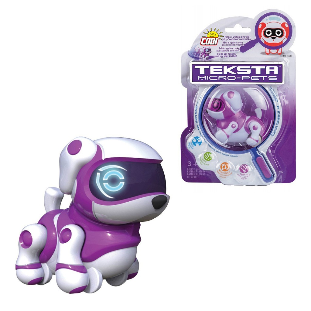 ROBOPIESEK CYBER PIESEK TEKSTA MICRO-PETS OD COBI - 7313694945 ...
