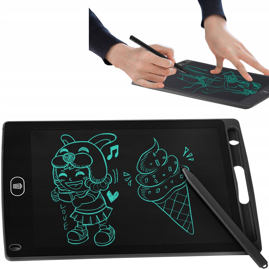 TABLET GRAFICZNY Z RYSIKIEM ZNIKOPIS DO RYSOWANIA - 11198105543 ...