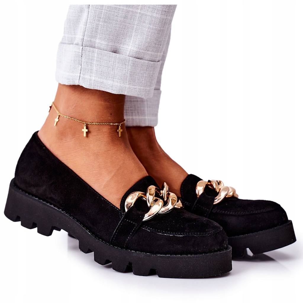 Czarne Zamsz Buty Mokasyny Lewski Shoes r.40 - 14133652400 - oficjalne ...