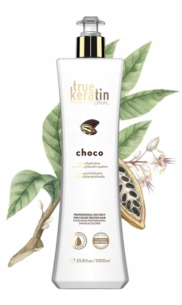 TRUE KERATIN CHOCO -KERATYNA CZEKOLADOWA DO PROSTOWANIA WŁOSÓW 500 ML ...