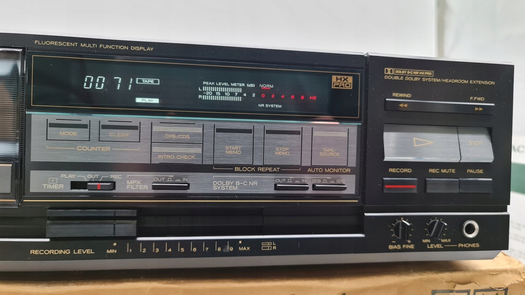 TEAC V-770 Magnetofon kasetowy Jak nowy + Serwis + - 11870832765 ...