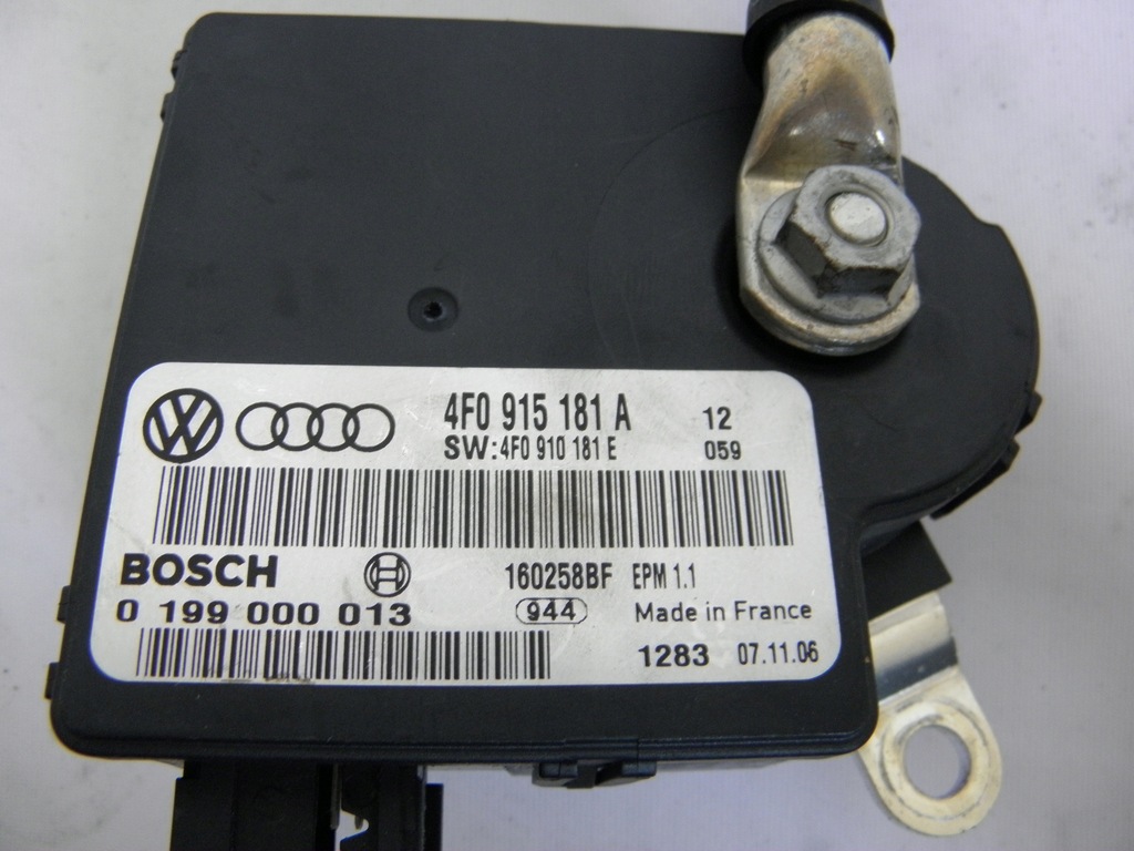 AUDI A6 C6 MODUŁ NAPIĘCIA AKUMULATORA 4F0915181A - 9338898669 - oficjalne archiwum Allegro