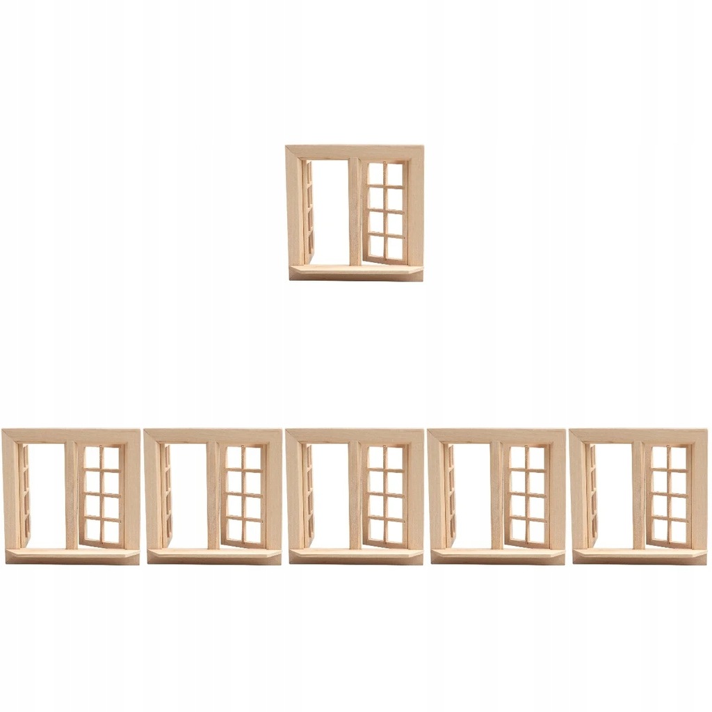 Mini Wood Window Doll House Frame Dollhouse - 13720638247 - oficjalne ...