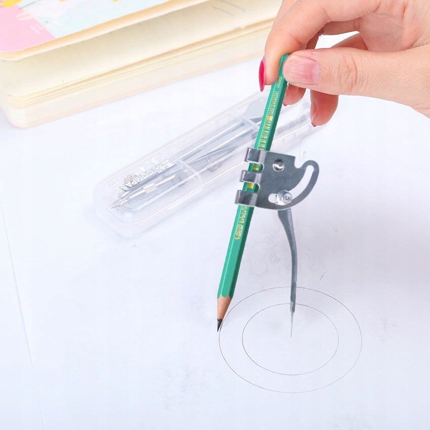 CYRKIEL METALOWY PREMIUM SZKOLNY NA OŁÓWEK SZKOŁA - 11152890525 ...