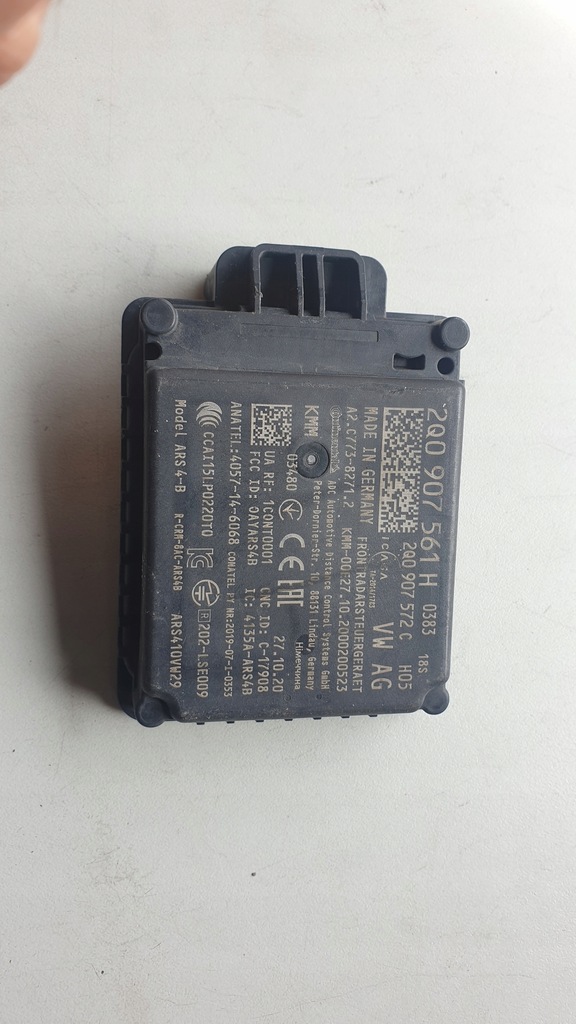 Radar sensor ACC VW SKODA SEAT AUDI 2Q0907561H - 12451045633 ...