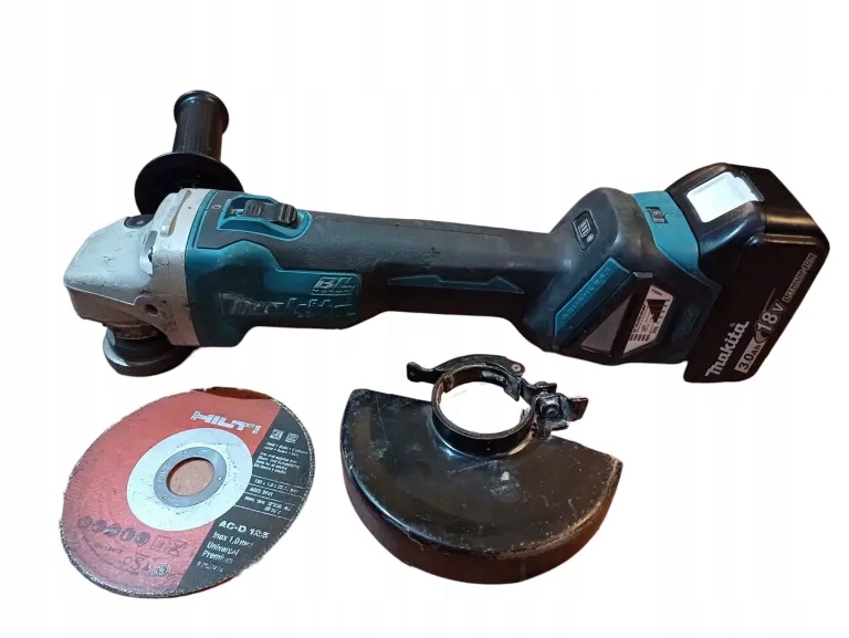 SZLIFIERKA KĄTOWA MAKITA DGA511 + AKUMULATOR 3.0 AH - 15139042058 ...