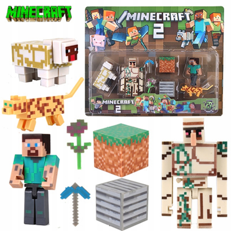 ZESTAW FIGURKI MINECRAFT - IRON GOLEM FIGURKA - 12608020223 - oficjalne ...