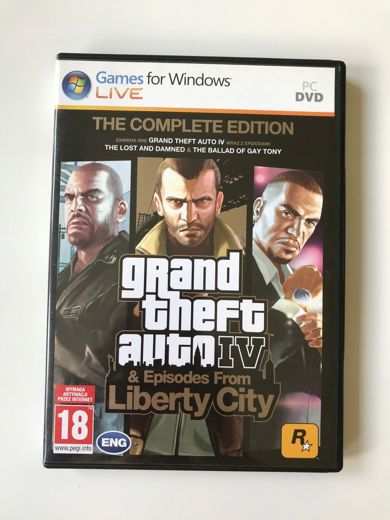Grand Theft Auto IV Complete Edition GTA Episodes - 12219001912 - oficjalne archiwum Allegro