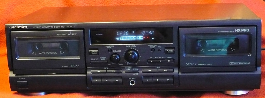 Magnetofon kasetowy stereodeck RS-TR474 Technics - 12907772540 - oficjalne archiwum Allegro