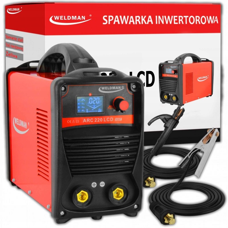 Spawarka inwertorowa ARC 220 LCD Weldman Synergy - 12154674242 ...