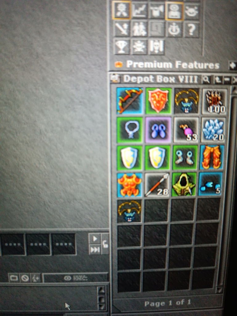 Tibia 56 lvl palladin Antica, R-key 5cc soft boots - 12438042575 ...