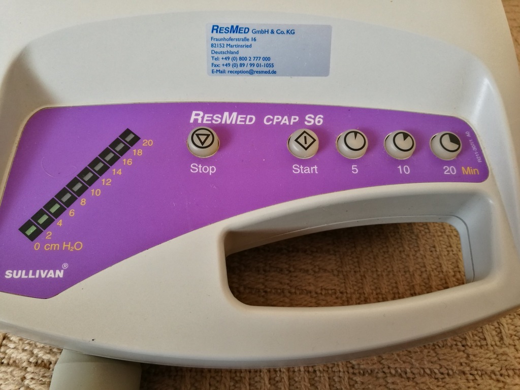 Aparat Bezdechu sennego ResMed CPAP S6 bezdech - 7191855529 - oficjalne ...