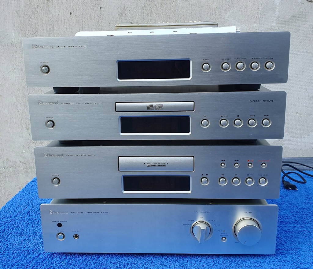 Sherwood Opus 7 wzm.+ cd + deck + tuner, DUAL-MONO - 13388354368 - oficjalne archiwum Allegro
