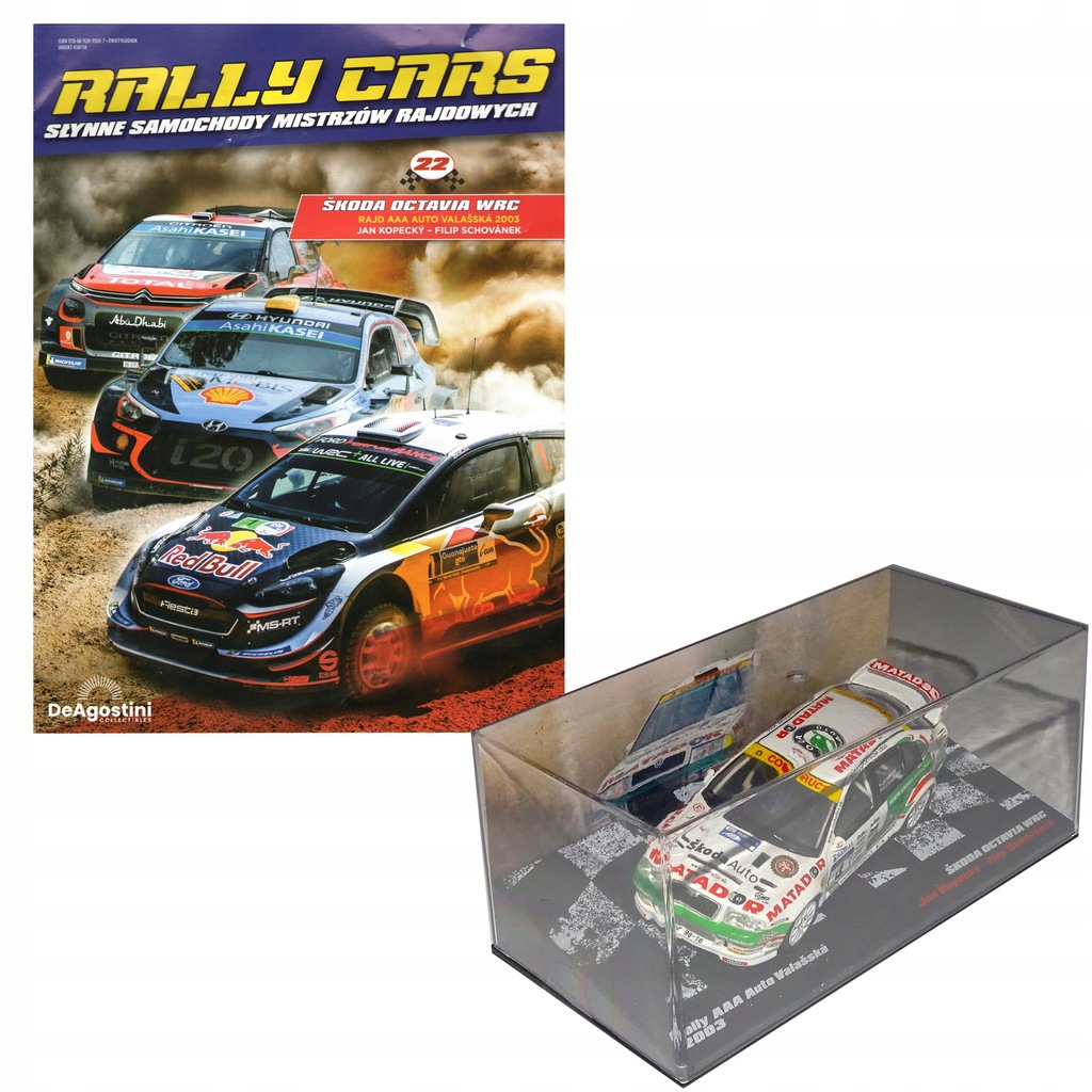 SKODA OCTAVIA WRC Kolekcja Rally Cars nr 22 Słynne samochody mistrzów ...