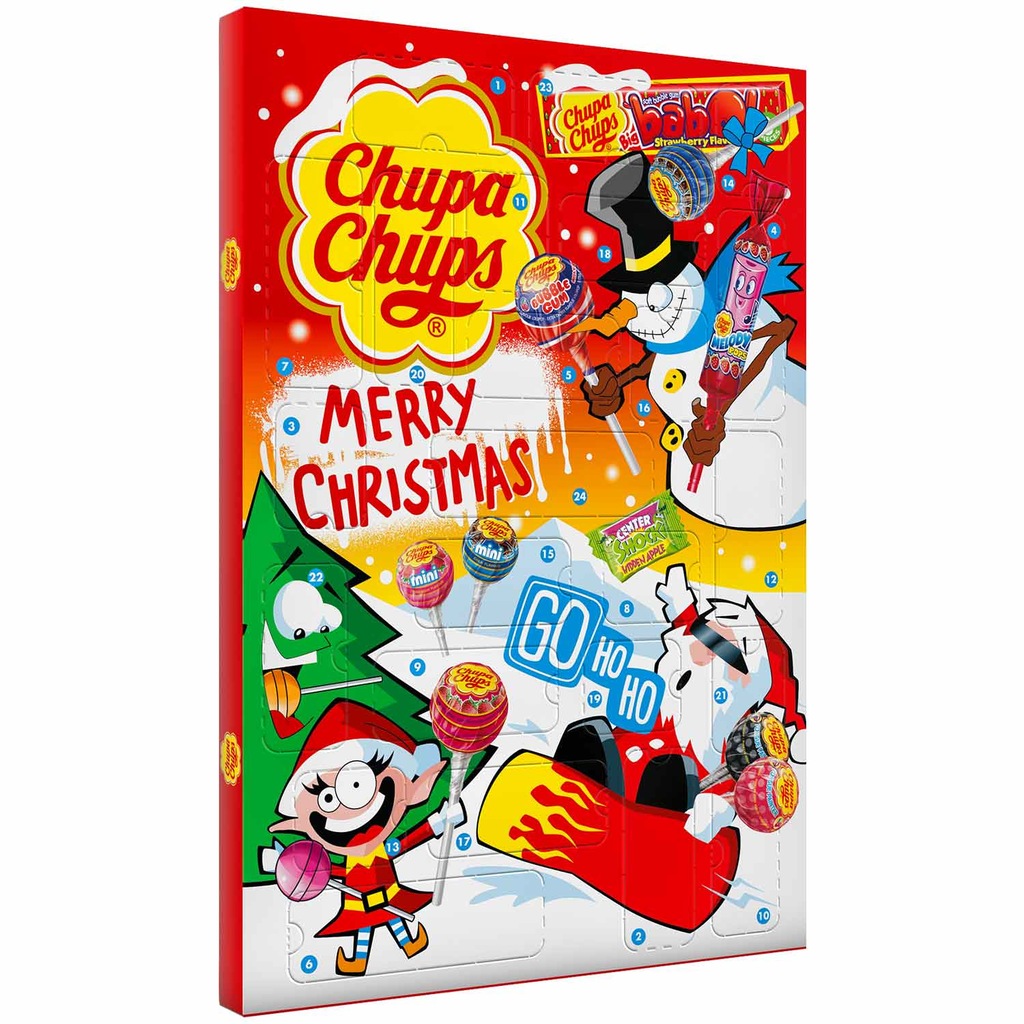 Chupa Chups Kalendarz Adwentowy Lizaki Gumy Xxl 12778442813 Oficjalne Archiwum Allegro