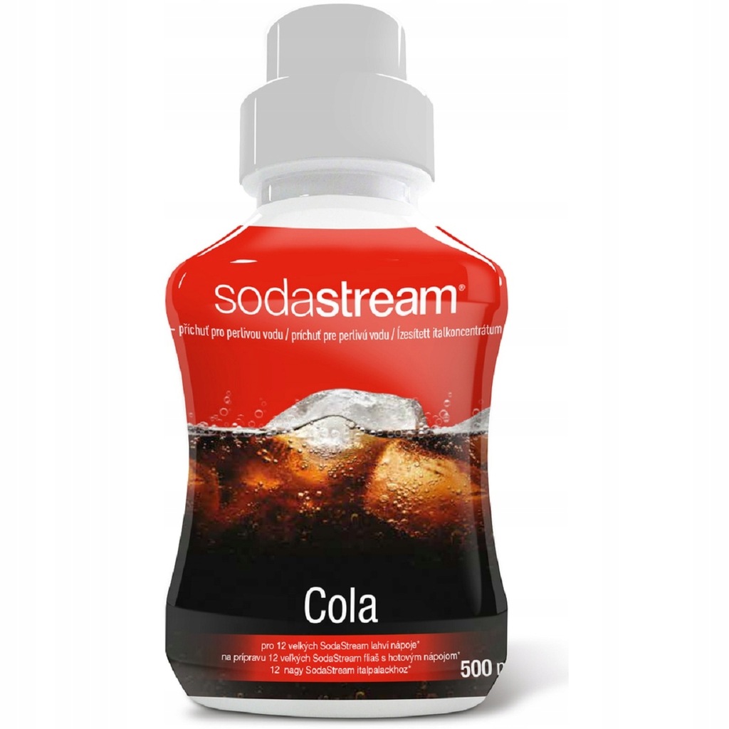 Syrop COLA Sodastream koncentrat 500 ml 12 litrów - 10188398581 ...