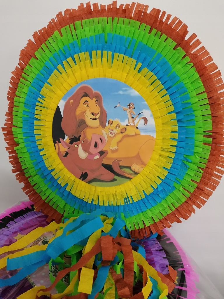 Piniata KRÓL LEW kij gratis - 12339203045 - oficjalne archiwum Allegro