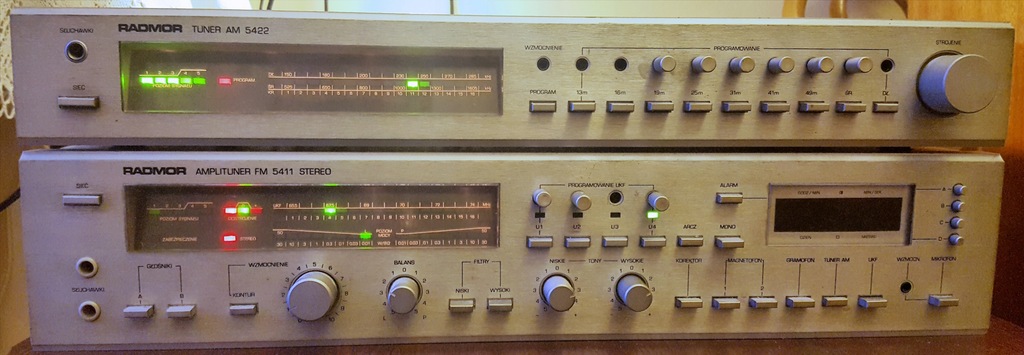 Amplituner Radmor FM 5411 + tuner AM 5422 - 8219817321 - oficjalne ...