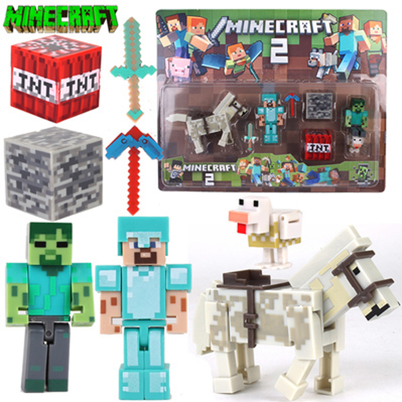 ZESTAW FIGURKI MINECRAFT - STEVE FIGURKA - 12608016997 - oficjalne ...