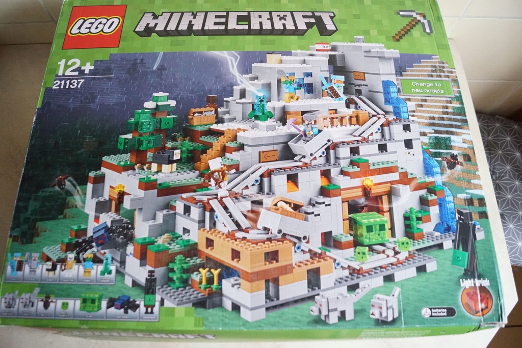 LEGO MINECRAFT Górska jaskinia 21137 - 7833107815 - oficjalne archiwum ...