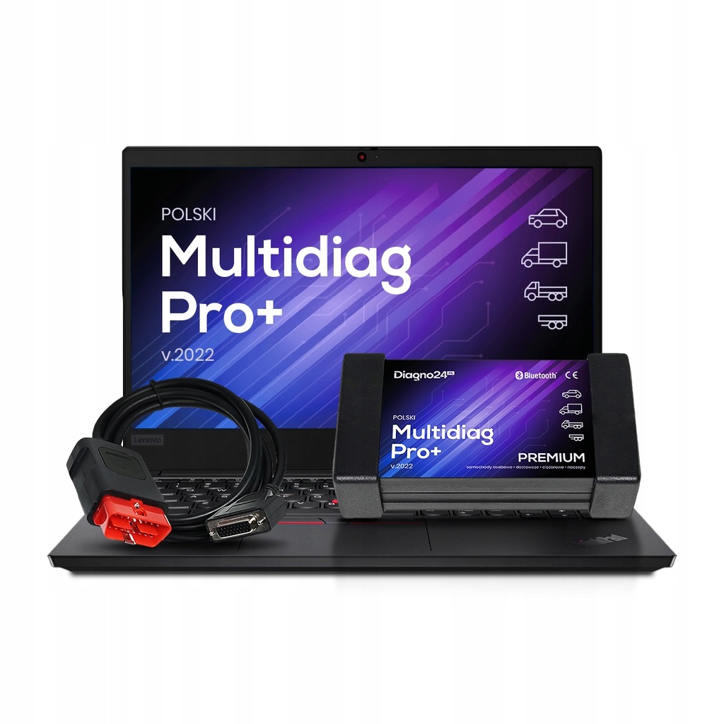 POLSKI MULTIDIAG PRO+ LAPTOP TESTER DIAGNOSTYCZNY - 12750161451 ...