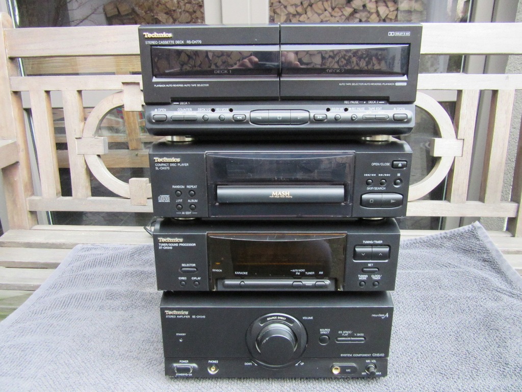 Wieża stereo Technics SL -CH570 ST-CH540 SE-CH540 RS-CH770 Made in ...