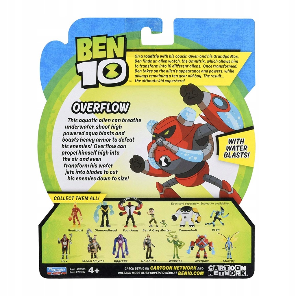 OVERFLOW BEN 10 FIGURKA TURBIN WODNY - 8313621228 - oficjalne archiwum ...