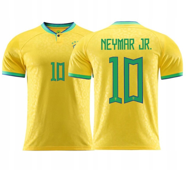Koszulka Neymar Brazylia piłkarska kibica 90-100 - 13756347787 ...