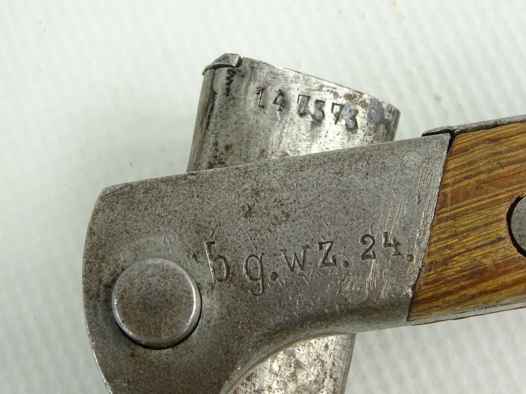 POLSKI BAGNET PERKUN WZ24 BARDZO RZADKIE SYGNATURY BG.WZ.24 ...