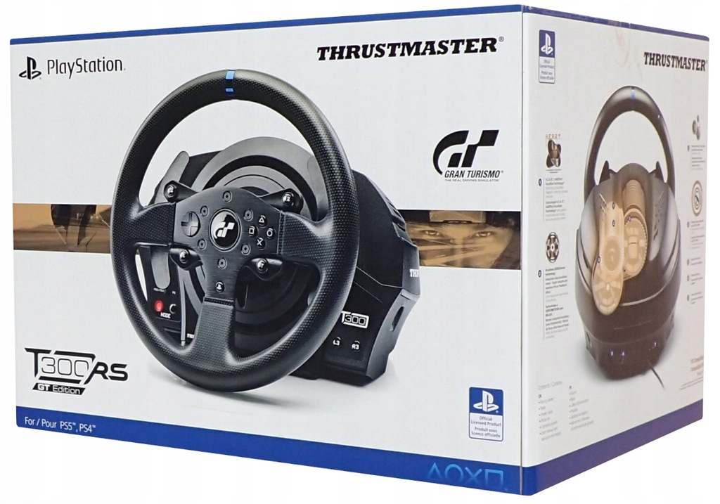 Thrustmaster T300RS GT - Kierownica PC PS3 PS4 PS5 - 12933127020 - oficjalne archiwum Allegro
