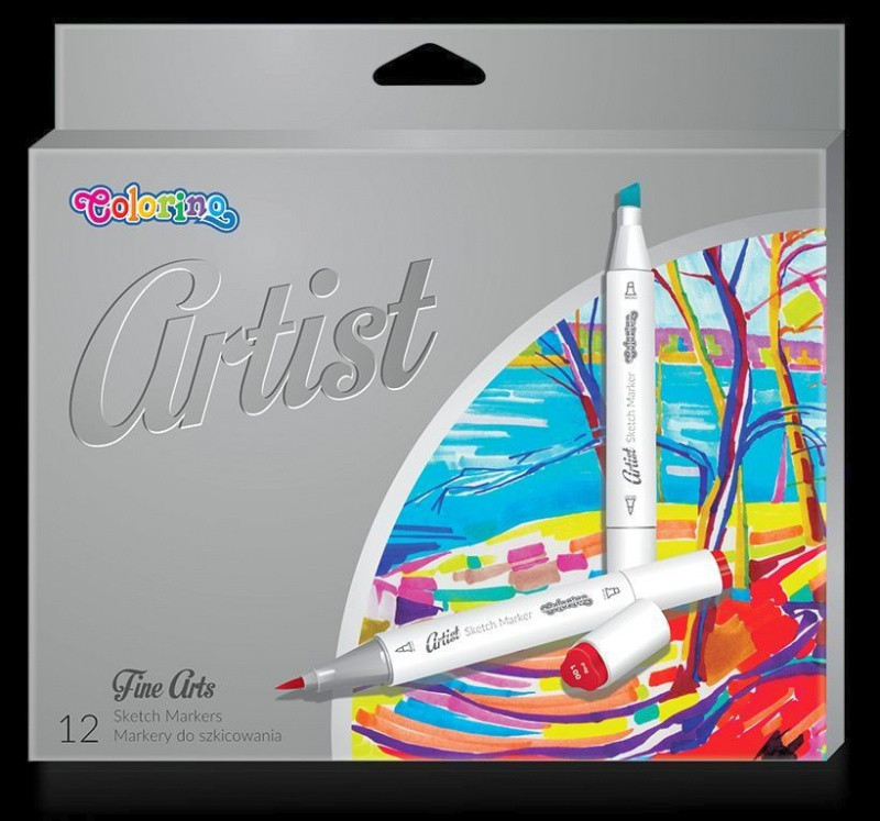 Mazaki do Rysowania 12 KOLORÓW Najwyższa Jakość!! - 12161411007 ...