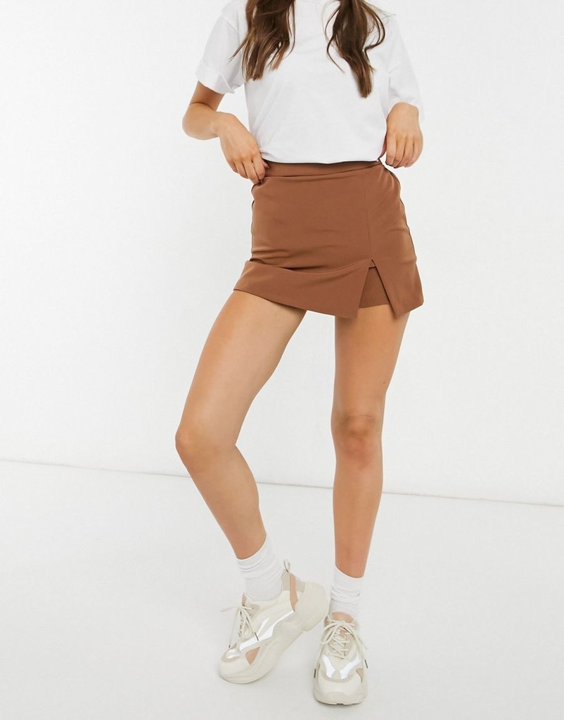 SPÓDNICO SPODENKI DAMSKIE BRĄZOWE PROSTE 40 RUB - 12380555611 ...