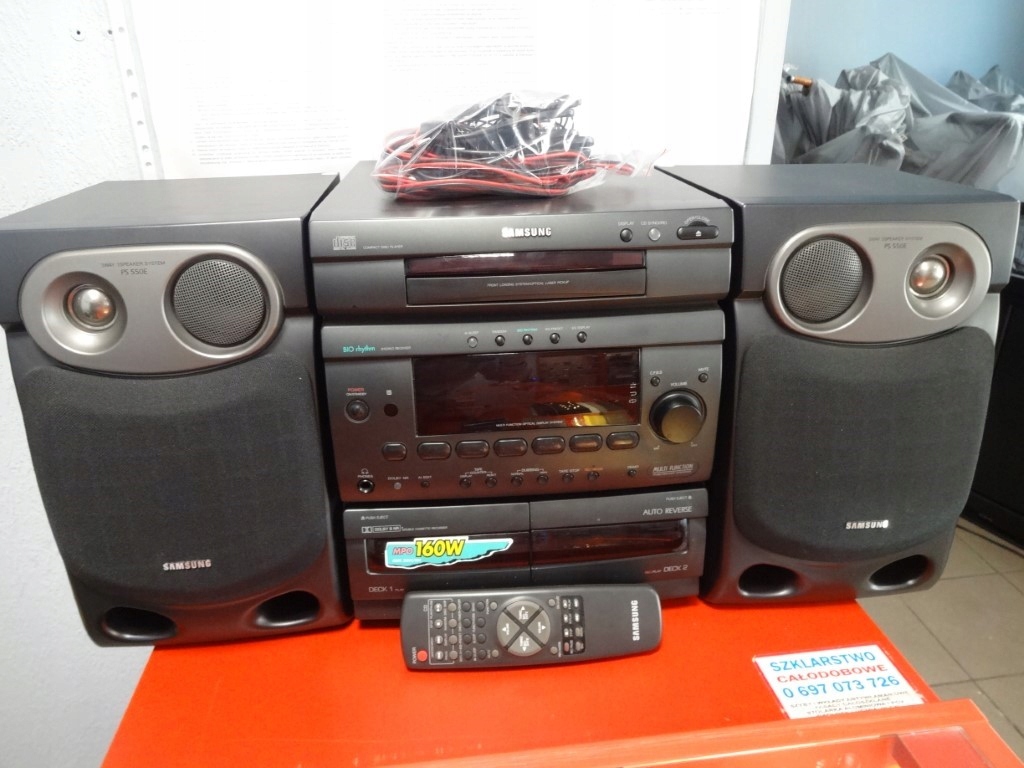 Wieża Samsung MAX-550 z pilotem czytaj opis - 7955312797 - oficjalne ...