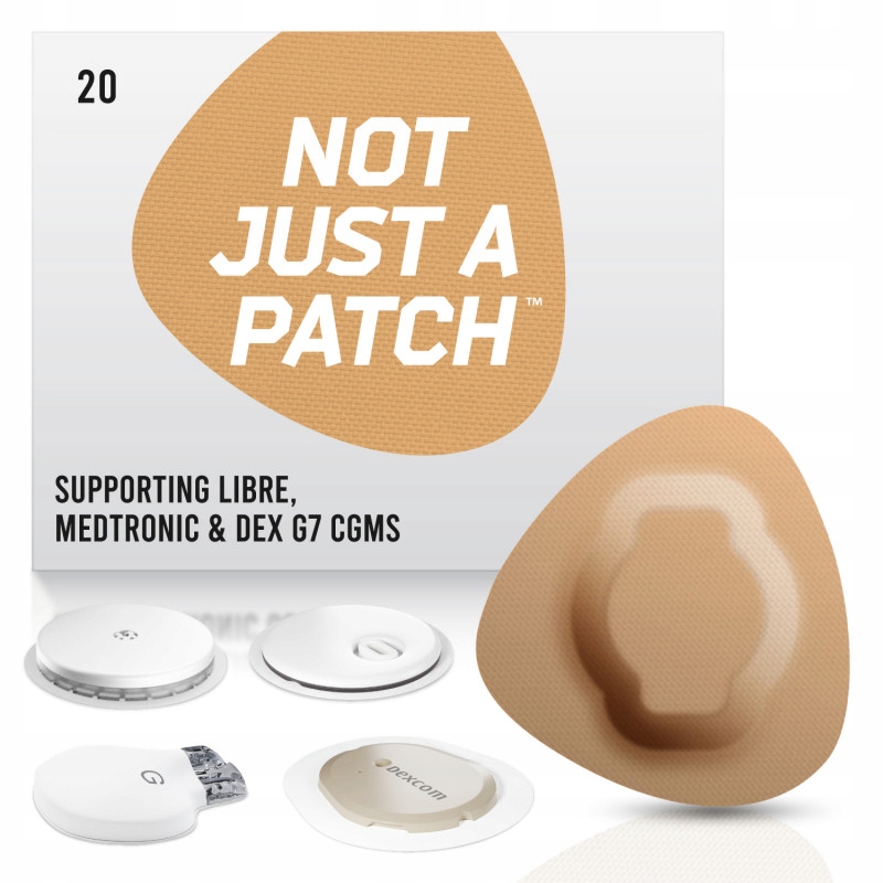 Not Just A Patch plastry na sensory CGM beżowe - 12925787689 ...