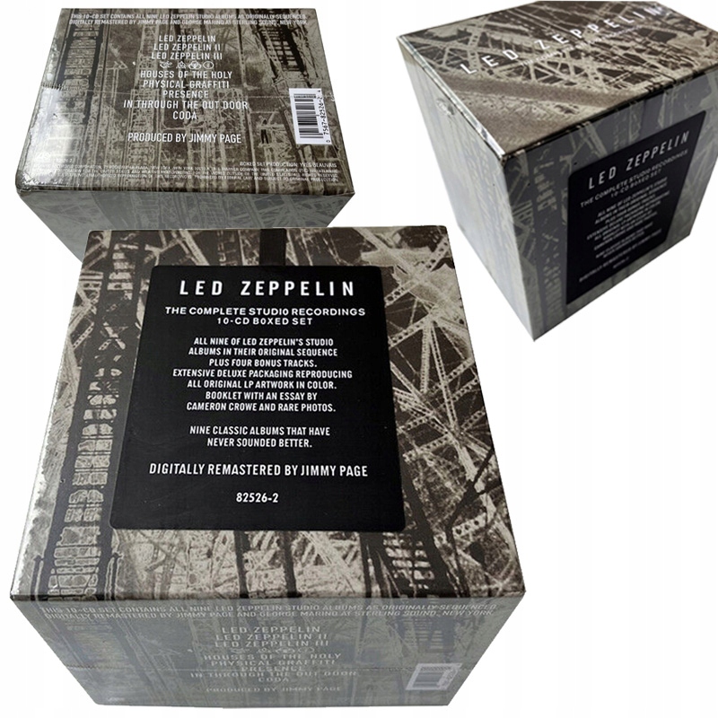 Led Zeppelin : Complete Studio Recordings (10 CD) - 13339173491 ...
