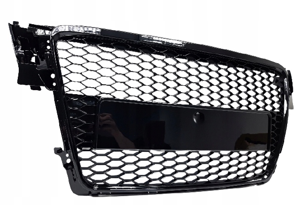 Audi A4 B8 07 Grill Czarny PoŁysk Plaster Miodu 13428742124