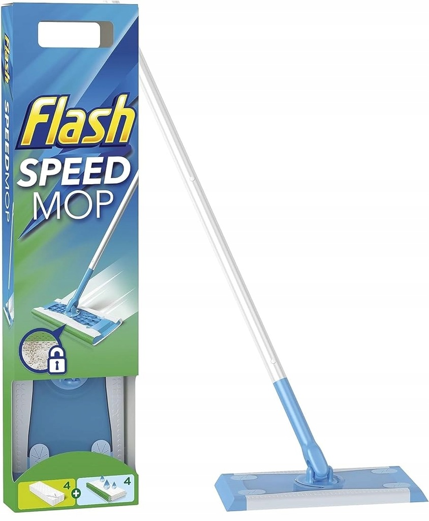 Flash Speed Mop Podłogowy Ręczny do Czyszczenia Podłóg + Ściereczki ...