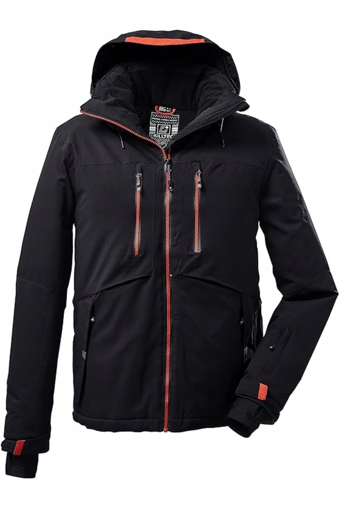Kurtka KILLTEC męska zimowa ocieplana narciarska czarna membrana 10K r ...
