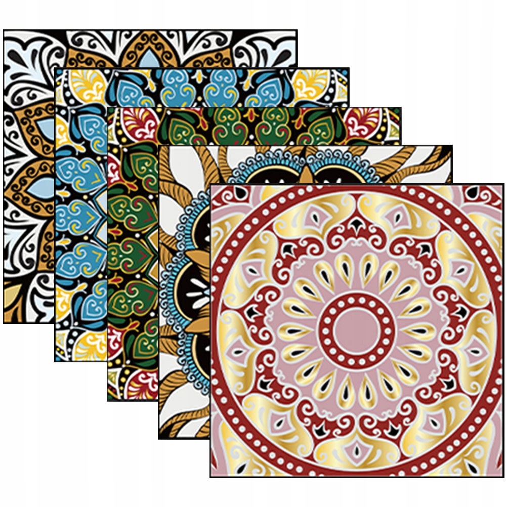 Tile Floor Stickers Removable Door Sticky 5 Pcs - 13792606182 ...