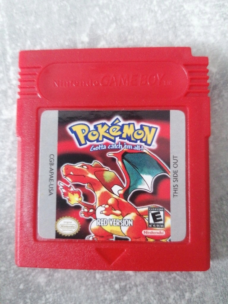 Pokemon Red Game Boy Gameboy Classic - 10153377370 - oficjalne archiwum ...