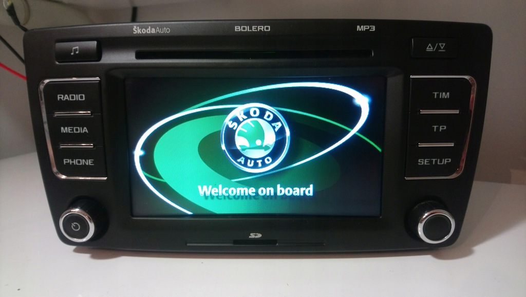 RADIO 6CD BOLERO SKODA OCTAVIA II LIFT YETI + KOD - 13241183928 ...