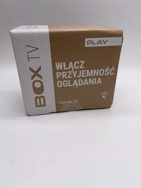 DEKODER PLAY TV BOX 4K / KOMPLET / NOWY MODEL / SMART / ANDROID ...