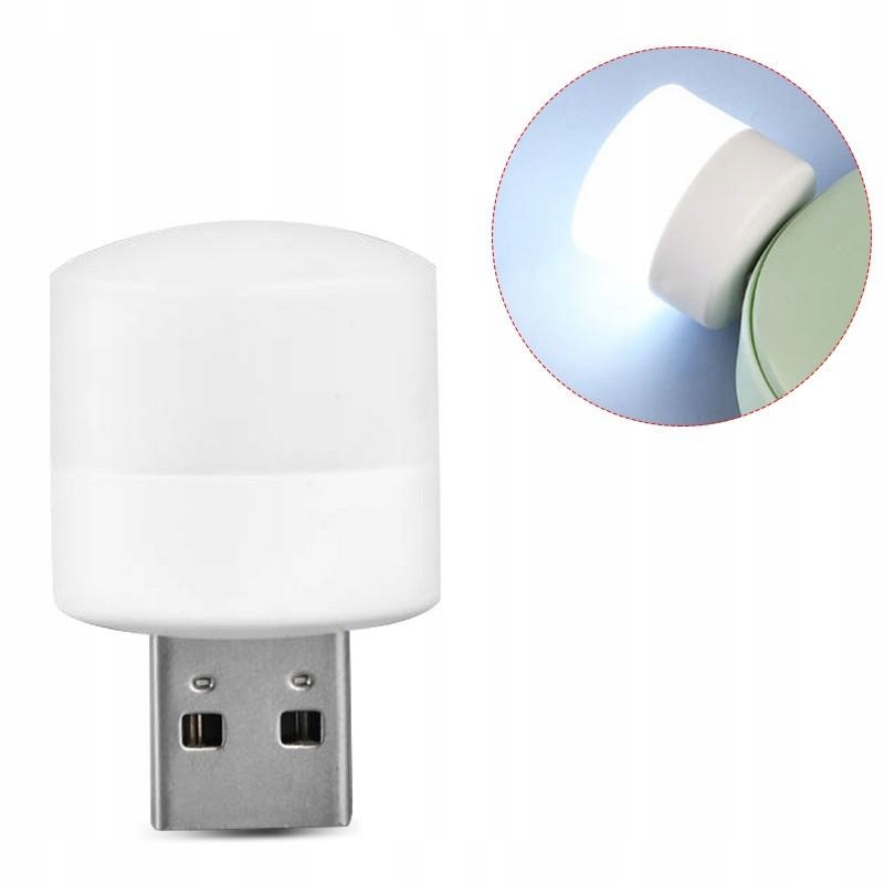 Lampka mini USB LED 5V 1W 1A Oświetlenie nocne - 11944833255 - oficjalne archiwum Allegro