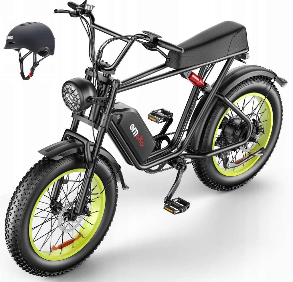 Pojazd Elektryczny EMOKO C91 1000W 48V 20AH 55KM/H 20"+Kask ...